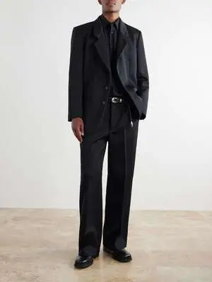 SECOND / LAYER Giovanni Wool-twill Suit Jacket
