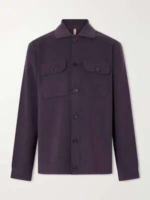 Orlebar Brown Brigg Merino Wool Overshirt - Brown