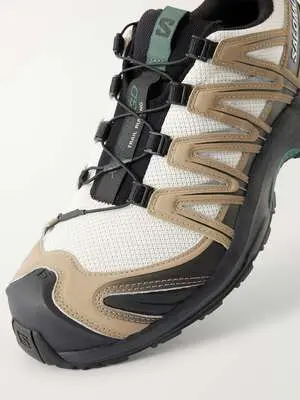 SALOMON Xa Pro 3d Rubber-trimmed Mesh Sneakers - White