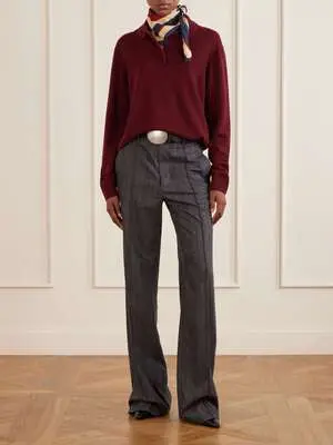 NILI LOTAN Jovan Cashmere Polo Sweater