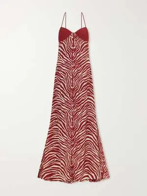 CALA DE LA CRUZ Pontevedra Jersey Maxi Dress