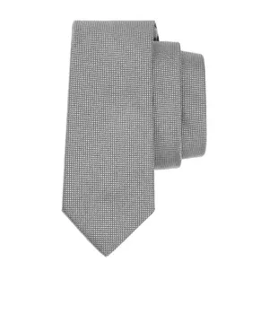 FERRAGAMO Cotton And Silk Piquet Tie
