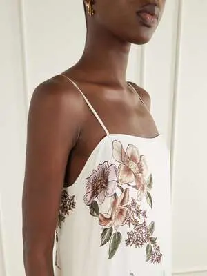 Farm Rio Toile De Rio Printed Voile Maxi Dress