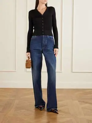 Saint Laurent Ribbed Cardigan
