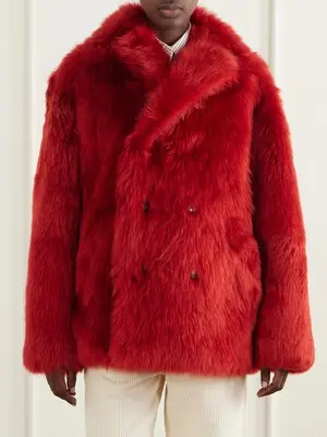 SANDERLAK Sandrlak Shearling Coat