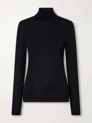 AGOLDE Delphi Ribbed Stretch T-shirt - Black