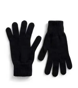 Johnstons Of Elgin Cashmere Gloves - Black