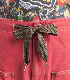 Kapital Contrast-stitch Shorts