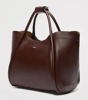 Max Mara Leather Marine Top-handle Bag