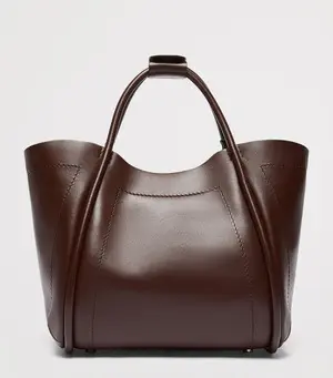 Max Mara Leather Marine Top-handle Bag