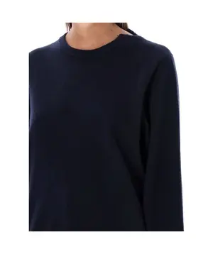 Extreme Cashmere Round-neck And Long-sleeved Sweater - Black