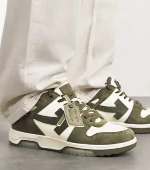Off-White Suede "out Of Office" Sneakers