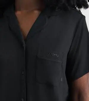 SKIMS Sleep Short-sleeve Pyjama Set - Black