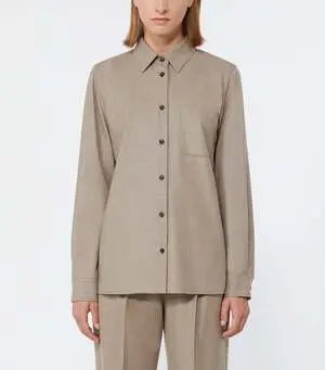 Max Mara Stretch-cashmere Shirt