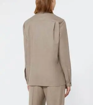 Max Mara Stretch-cashmere Shirt