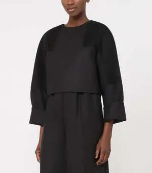 Max Mara Stretch-virgin Wool Top