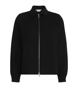 Max Mara Virgin Wool-blend Jacket - Black