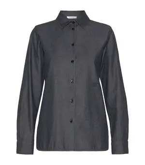 Max Mara Point-collar Denim Shirt