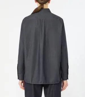 Max Mara Point-collar Denim Shirt