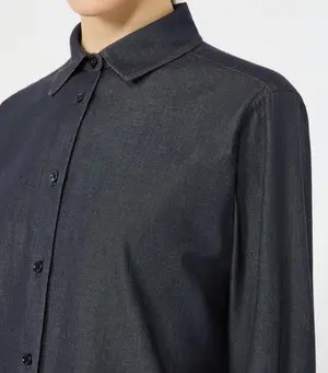 Max Mara Point-collar Denim Shirt