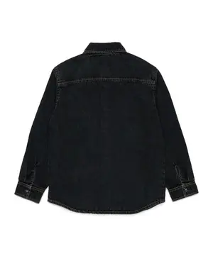 DIESEL® Embroidered-logo Denim Shirt