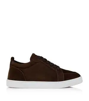 CHRISTIAN LOUBOUTIN Rantulow Orlato Suede Trainers