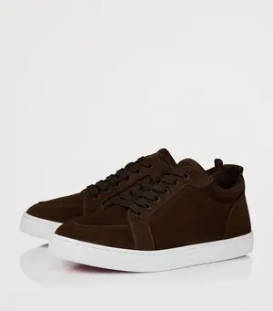CHRISTIAN LOUBOUTIN Rantulow Orlato Suede Trainers