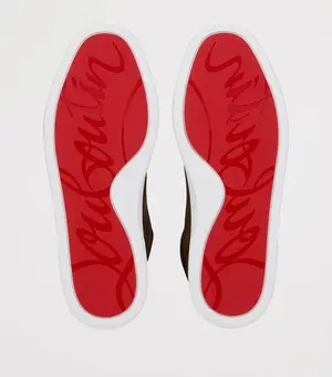 CHRISTIAN LOUBOUTIN Rantulow Orlato Suede Trainers