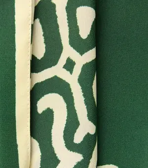 Johanna Ortiz Silk Windborne Tunic Maxi Dress