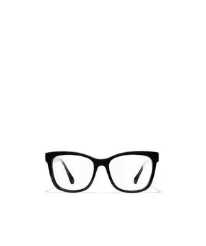 Chanel Square Frame Glasses - Black