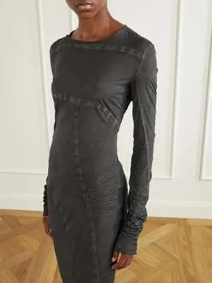 Rick Owens Cotton-mesh Gown
