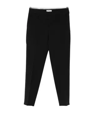 PT TORINO Casual Trousers With Belt Loops - Black