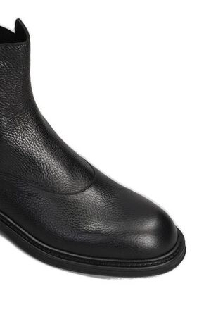 Emporio Armani Round-toe Ankle Boots