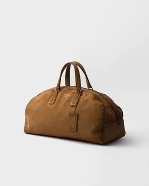 Prada Suede Duffle Bag