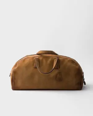 Prada Suede Duffle Bag