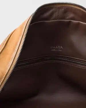 Prada Suede Duffle Bag