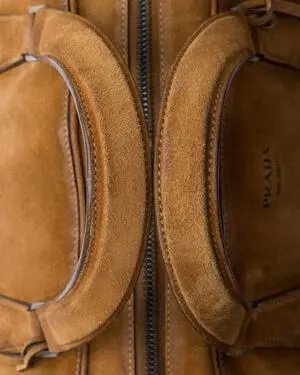 Prada Suede Duffle Bag