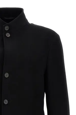 Zegna Buttoned Straight Hem Jacket