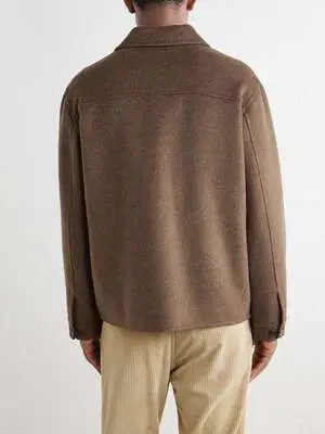 Hartford Dary Wool-blend Felt Blouson Jacket