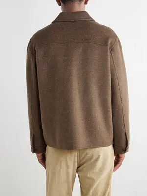 Hartford Dary Wool-blend Felt Blouson Jacket