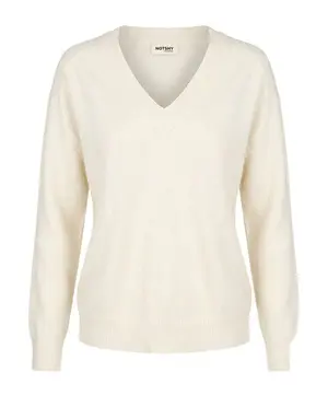 NOTSHY V-neck Sweater - White