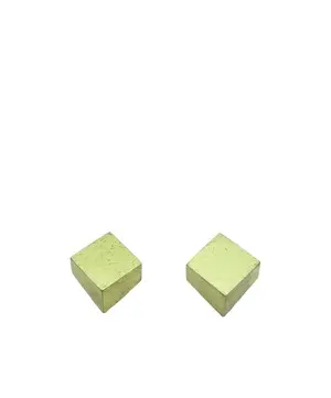 MONIES Geometric Earrings - Green