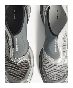 Balenciaga D'orsay Sneaker In Grey/black - Gray/black