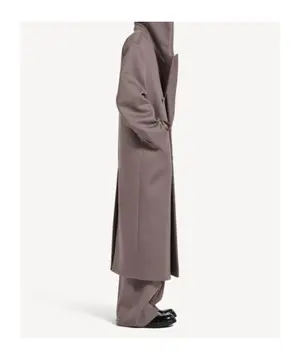 Balenciaga Hooded Tailor Coat - Smoke