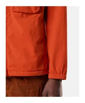 Stone Island Comfort-fit Hooded Zip-up Overshirt With Chestpockets