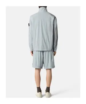 Stone Island Zip-up Overshirt With Chest Pocket