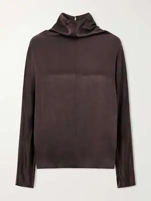 Citizens Of Humanity Ilaria Satin Blouse - Brown
