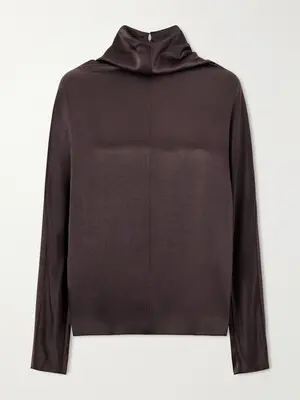 Citizens Of Humanity Ilaria Satin Blouse - Brown