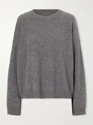Loulou De Saison Tristan Yak And Wool-blend Sweater - Gray