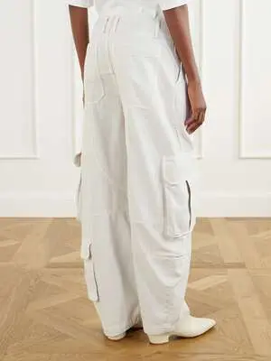 AGOLDE Ambika Utility Cotton-blend High-waist Wide-leg Jeans